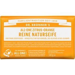 Dr. Bronner's Dr. Bronner's Pflege Feste Seifen All-One Zitrus-Orange Reine Naturseife