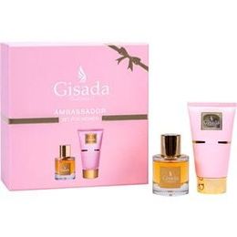 Gisada Damendüfte Ambassador For Women Geschenkset Eau de Parfum Spray 50 ml + Shower Gel 100 ml
