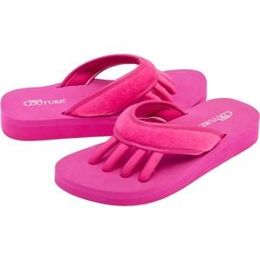 Pedi Couture Fußpflege Pediküre Sandalen Spa Fuchsia Terry Größe XL - 41/42 - 1 Paar