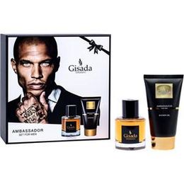 Gisada Herrendüfte Ambassador For Men Geschenkset Eau de Parfum Spray 50 ml + Shower Gel 100 ml