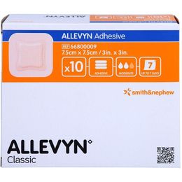 kohlpharma Allevyn Adhesive 7,5x7,5 cm haftende Wundauflage 10 St
