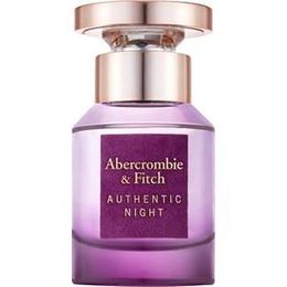 Abercrombie & Fitch Abercrombie & Fitch Damendüfte Authentic Night Woman Eau de Parfum Spray