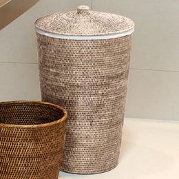 Decor Walther BASKET WB W&auml;schebeh&auml;lter &Oslash; 400 H: 650 mm rattan hell 0922091