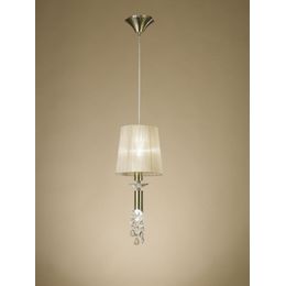 Mantra TIFFANY Pendelleuchte Braun, 1-flammig