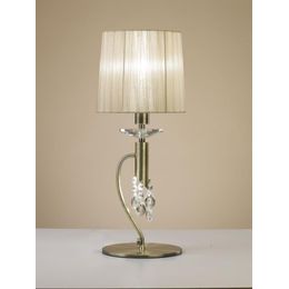 Mantra TIFFANY Tischleuchte Braun, 1-flammig