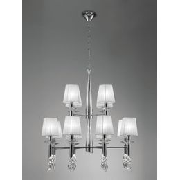 Mantra TIFFANY Pendelleuchte Chrom, 12-flammig