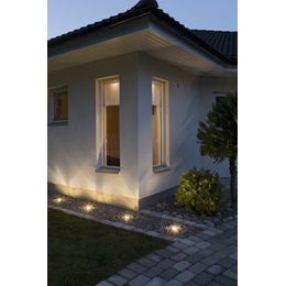 Konstsmide Bodeneinbaustrahler LED Aluminium, 3-flammig