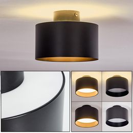 hofstein Baraboo Deckenleuchte LED Schwarz, 1-flammig