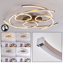 hofstein Cojcam Deckenleuchte LED Nickel-Matt, 3-flammig