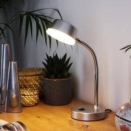 hofstein Pineda Tischleuchte LED Chrom, 1-flammig