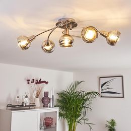 hofstein Warga Deckenleuchte LED Nickel-Matt, 5-flammig