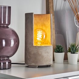hofstein Amite Tischleuchte Grau, 1-flammig