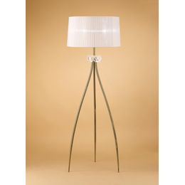 Mantra LOEWE Stehleuchte Braun, 3-flammig