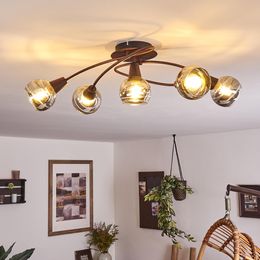 hofstein Warga Deckenleuchte LED Bronze, 5-flammig