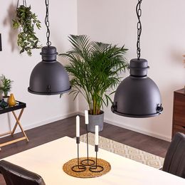 hofstein Ogho Pendelleuchte Schwarz, 2-flammig