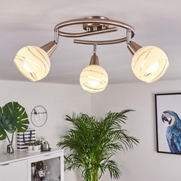 hofstein Warga Deckenleuchte LED Nickel-Matt, 3-flammig