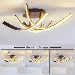 hofstein Aranu Deckenleuchte LED Rostfarben, 4-flammig