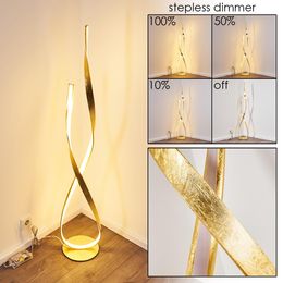 hofstein Medle Stehleuchte LED Gold, 1-flammig