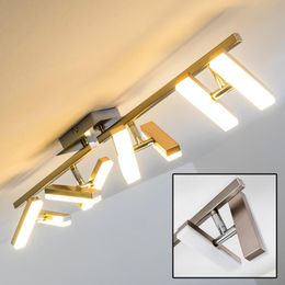 hofstein Sakami Deckenleuchte LED Nickel-Matt, 8-flammig