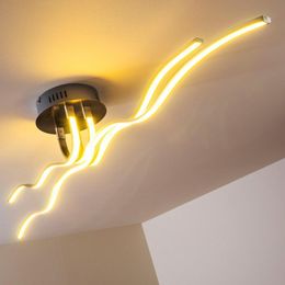 hofstein Mapleton Deckenleuchte LED Chrom, 4-flammig