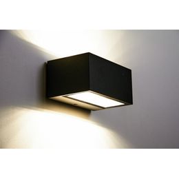 hofstein Spider Aussenwandleuchte LED Anthrazit, 1-flammig