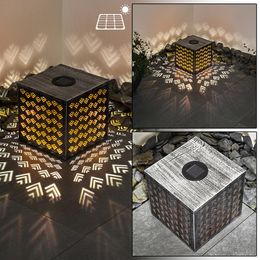 hofstein Parikia Solarleuchte LED Kupferfarben, Silber, 1-flammig
