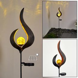 hofstein Rovinj Solarleuchte LED Anthrazit, Kupferfarben, 1-flammig