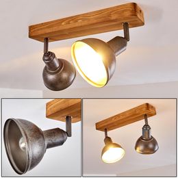 hofstein Tholen Deckenleuchte Braun, 2-flammig