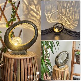 hofstein Benevento Solarleuchte LED Gold, Schwarz, 1-flammig