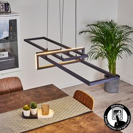 hofstein Omega Pendelleuchte LED Schwarz, 1-flammig
