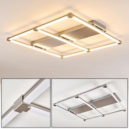 hofstein Beken Deckenleuchte LED Nickel-Matt, 1-flammig