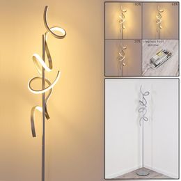 hofstein Lavaca Stehleuchte LED Silber, 2-flammig
