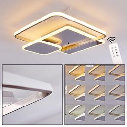 hofstein Manzanales Deckenleuchte LED Chrom, 1-flammig, Fernbedienung