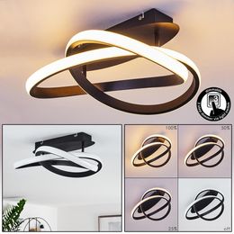 hofstein Cochato Deckenleuchte LED Schwarz, Weiß, 2-flammig