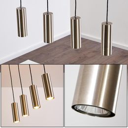 hofstein Zuoz Pendelleuchte Nickel-Matt, 4-flammig