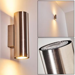 hofstein Zuoz Wandleuchte Nickel-Matt, 2-flammig
