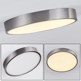 hofstein Broglen Deckenleuchte LED Nickel-Matt, 1-flammig
