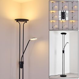 hofstein Abiqua Deckenfluter LED Schwarz, 2-flammig