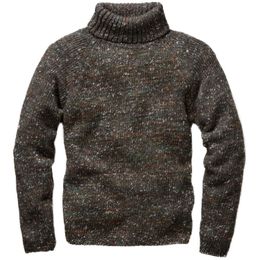 Hansen Herren-Strickpullover M Braunmelange
