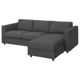 IKEA VIMLE 3er-Sofa mit Récamiere