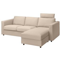 IKEA VIMLE 3er-Sofa mit Récamiere