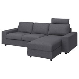 IKEA VIMLE 3er-Sofa mit Récamiere