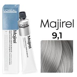 L'Oréal L'Oréal Professionnel Majirel Haarfarbe 9,1 Sehr Helles Blond Asch 50ml