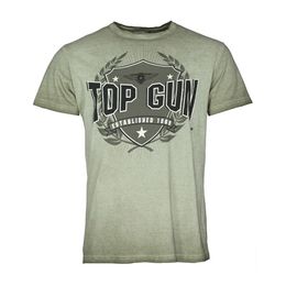 Top Gun T-Shirt Herren Gr&ouml;&szlig;e XXXL bronze / gr&uuml;n