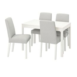 IKEA EKEDALEN / BERGMUND Tisch und 4 Stühle