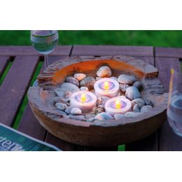 Eglo Leuchten Eglo FLAME Solarleuchte LED Weiß, 3-flammig