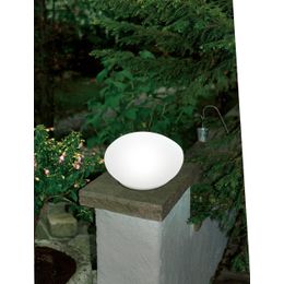 Eglo Leuchten Eglo KUGEL Solarleuchte LED Weiß, 1-flammig