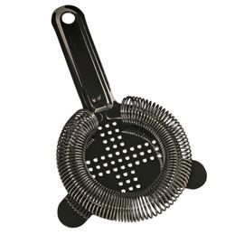 ich-zapfe Julep Sieb, Julip Strainer - CROSS, Edelstahl 304 - GMB - Rotgussschwarz