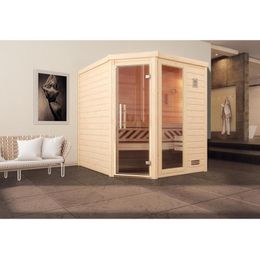 Weka MH-Ecksauna 536 GTF Gr.1 B195 x T195 x H203 cm