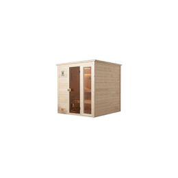 Weka MH-Sauna BERGEN 1.8 GTF ohne Ofen, B 195,5 x T 178 cm